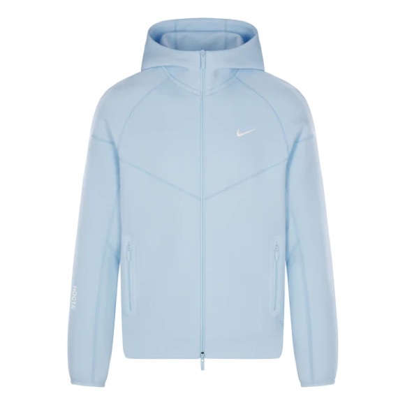 Nike | Jackets & Coats | Nike Nocta Mens Sky Blue Tech Fleece Zipup ...